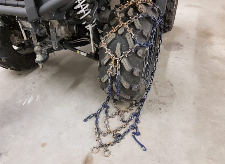 How to Install ATV Tire Chains (Diamond and Ladder Style)